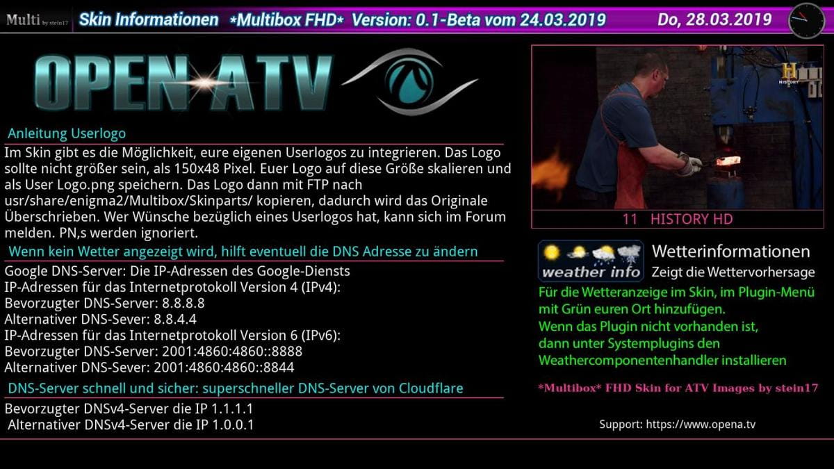 Multibox FHD Skin for Enigma2 OE-Alliance based Images by stein17 ...