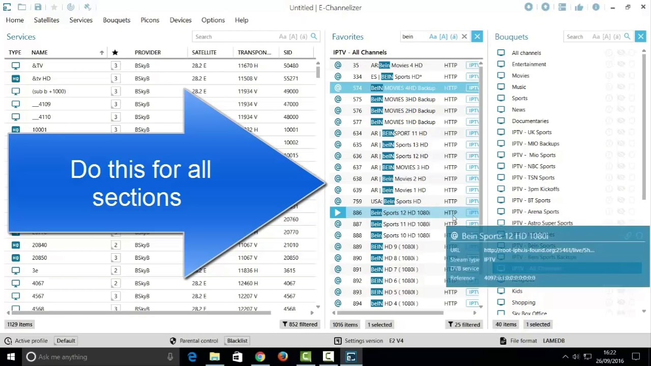 how to use E-Channelizer on Enigma2 - Linux Satellite Support Community